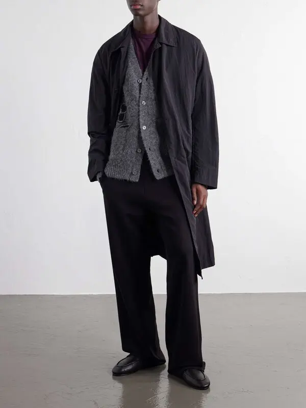 Nn07 Kyle 60021 Embroidered Intarsia-knit Brushed Alpaca-blend Cardigan
