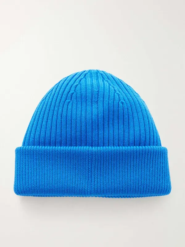 Loewe Logo-embroidered Wool Beanie