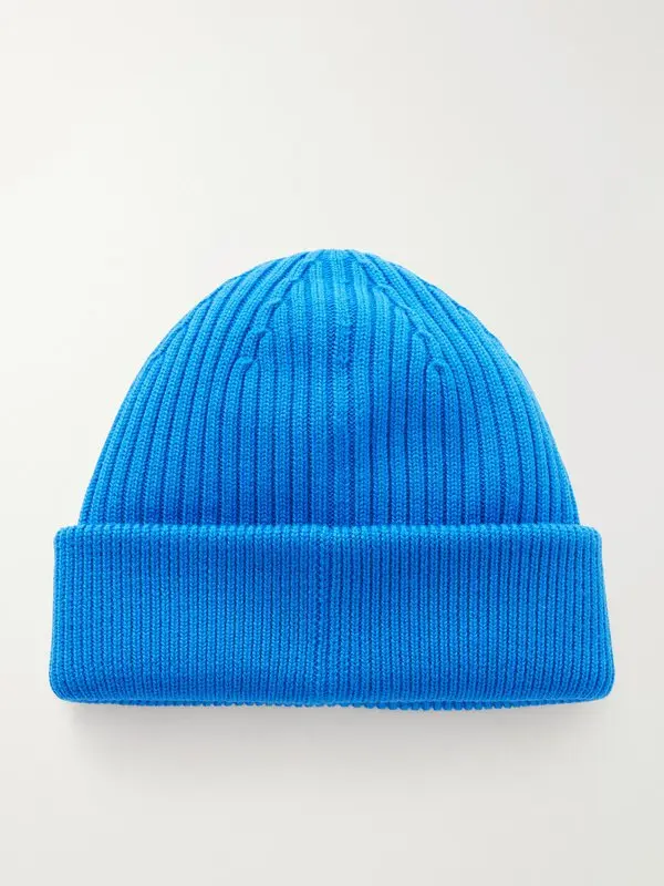 Loewe Logo-embroidered Wool Beanie