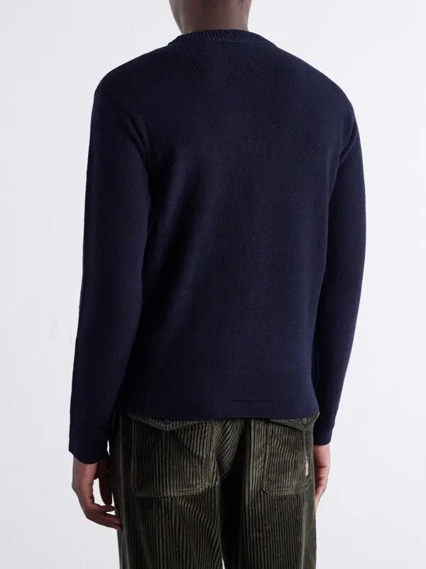 Moncler Logo-appliquéd Virgin Wool Base Layer