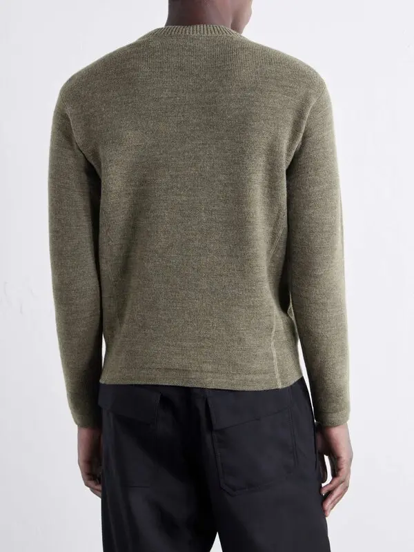 Moncler Logo-appliquéd Virgin Wool-blend Base Layer