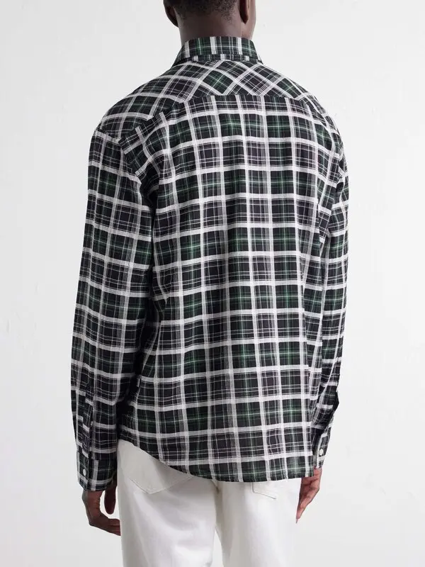 Nn07 Deon 50037 Checked Organic-cotton Shirt