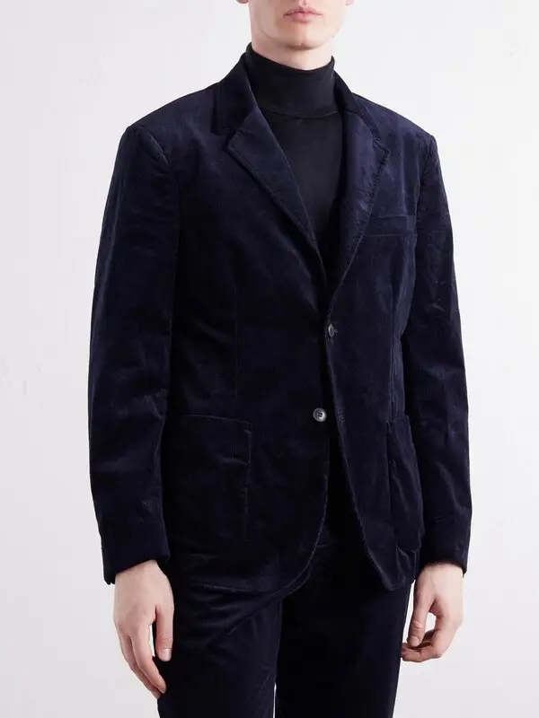 Sunspel Cotton-blend Corduroy Blazer