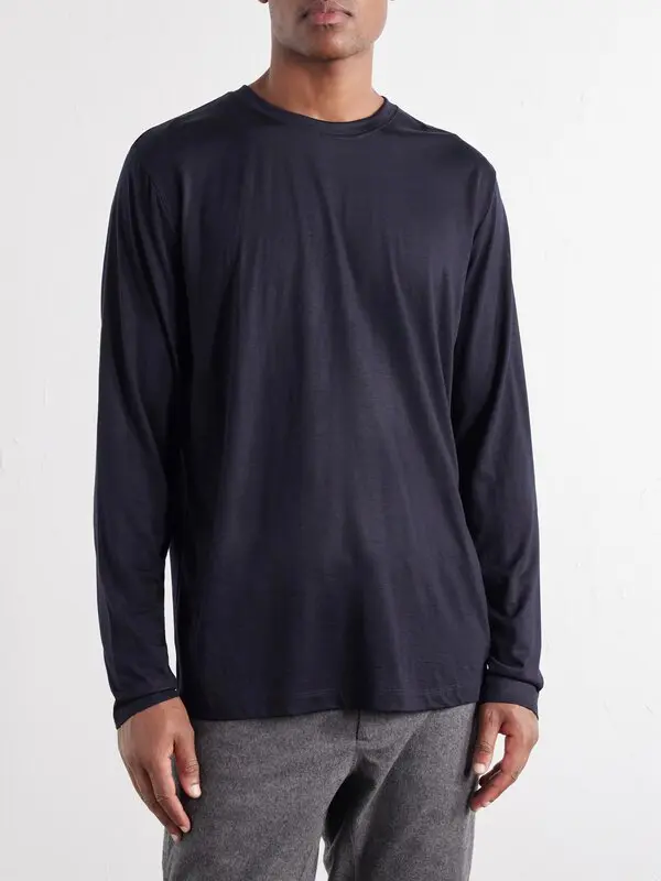 Sease Virgin Wool-jersey Ski Base Layer