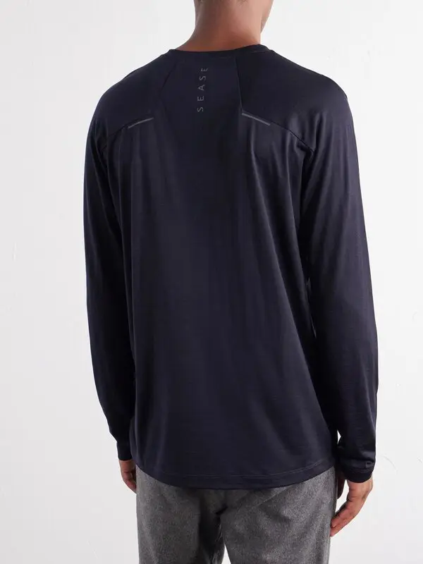 Sease Virgin Wool-jersey Ski Base Layer
