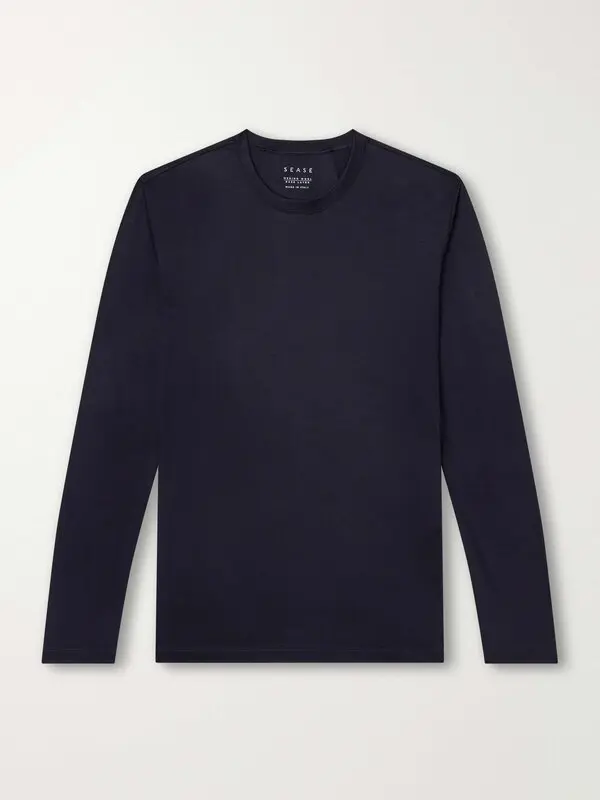 Sease Virgin Wool-jersey Ski Base Layer