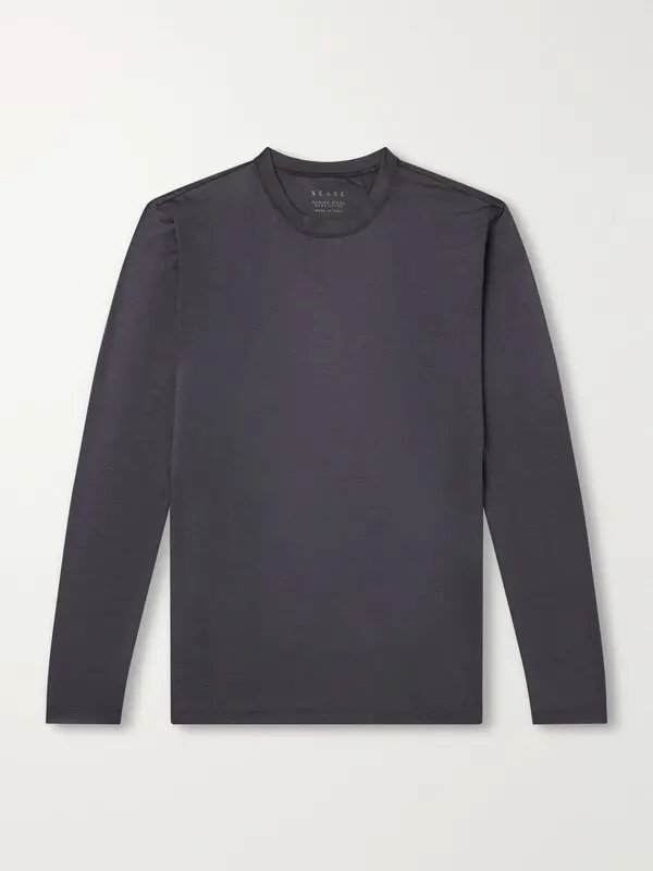 Sease Virgin Wool-jersey Ski Base Layer