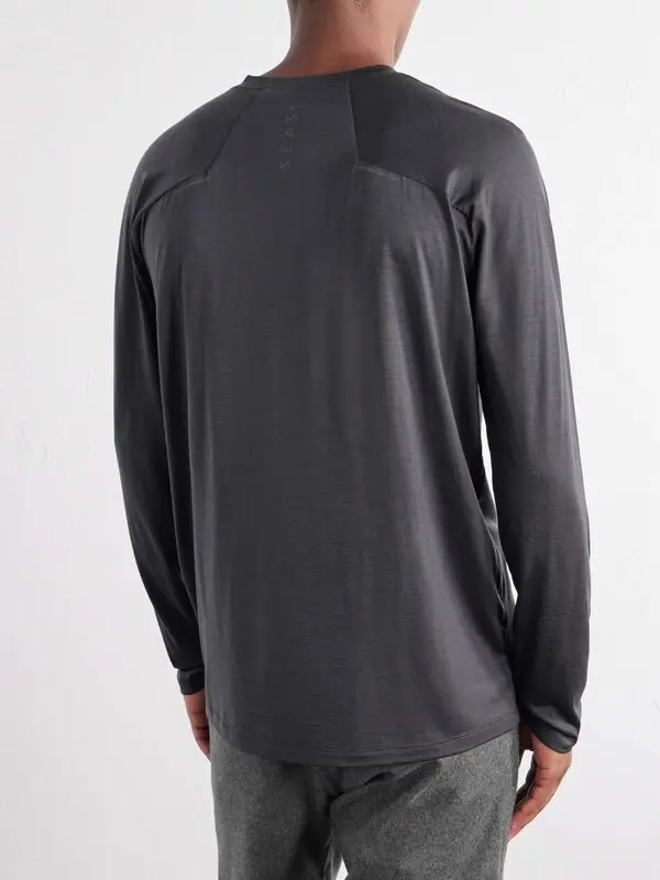 Sease Virgin Wool-jersey Ski Base Layer