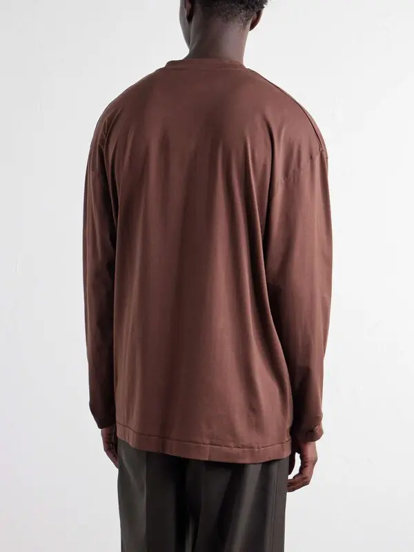 ATON Cotton-jersey T-shirt