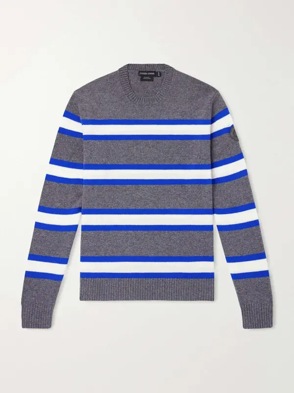 Canada Goose Matawin Striped Wool Sweater