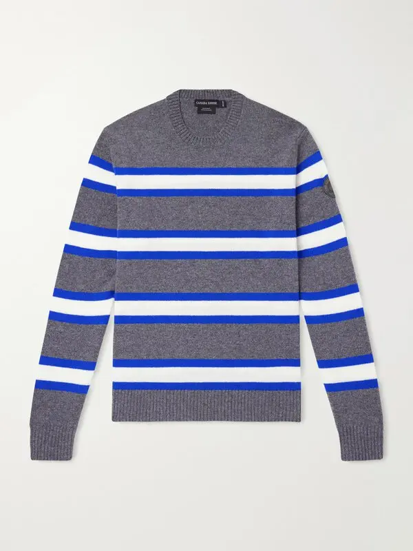 Canada Goose Matawin Striped Wool Sweater