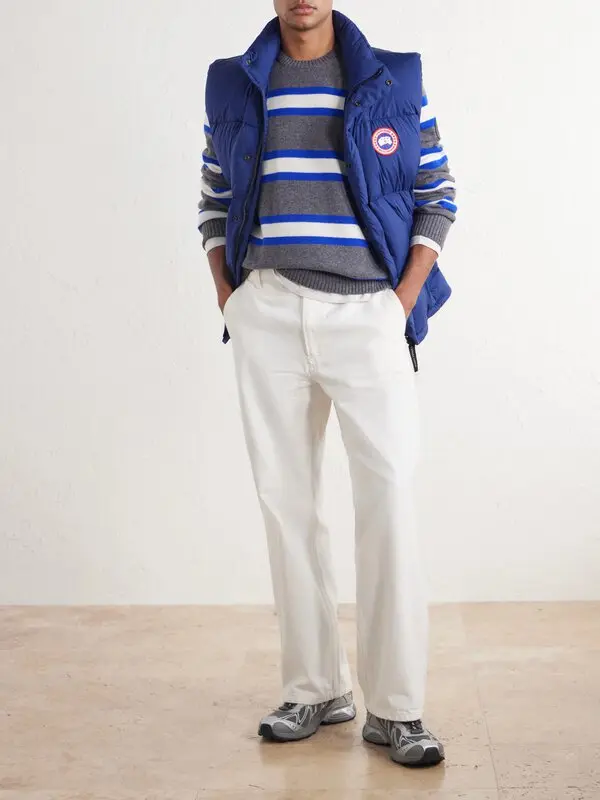 Canada Goose Matawin Striped Wool Sweater
