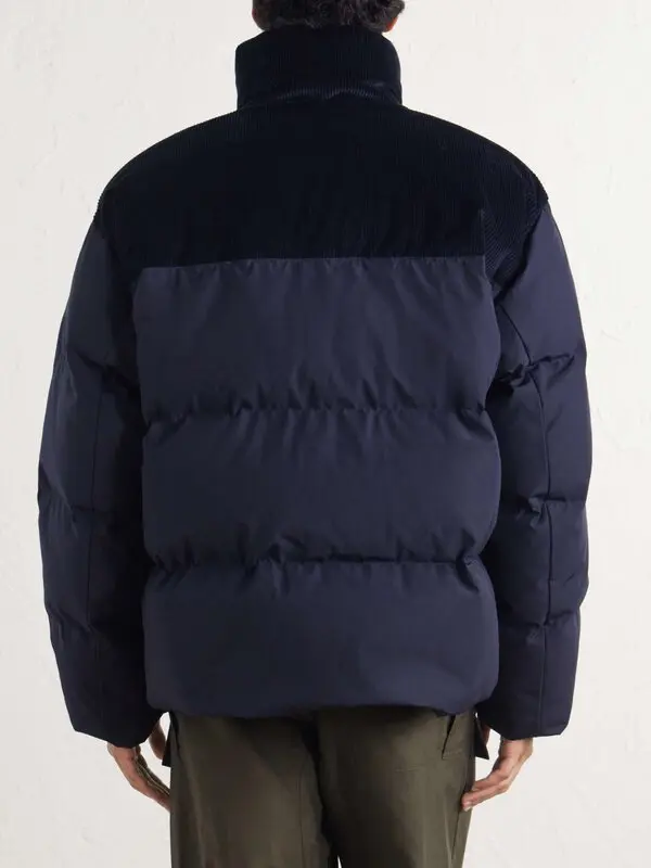 Canada Goose Sterling Corduroy-trimmed Quilted Shell Down Jacket