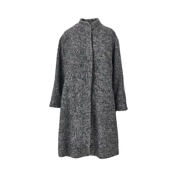 Emporio Armani Mélange Wool Blend Coat