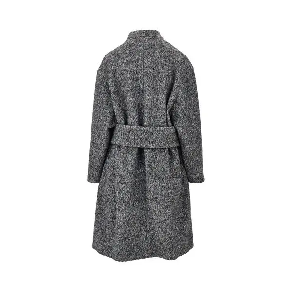 Emporio Armani Mélange Wool Blend Coat