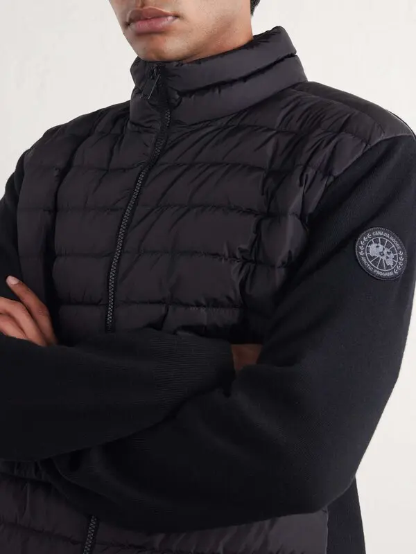 Canada Goose Hybridge® Flavio Wool And Shell Down Jacket
