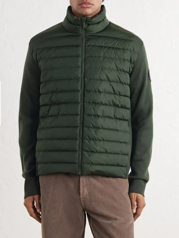 Canada Goose Hybridge® Flavio Wool And Quilted Shell Down Jacket