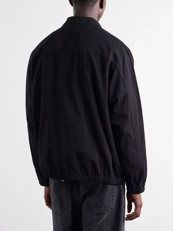 ATON Harrington Garment-dyed Cotton-gabardine Jacket
