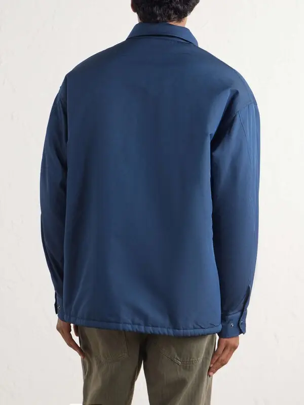 Visvim Embroidered Wool And Silk-blend-gabardine Jacket