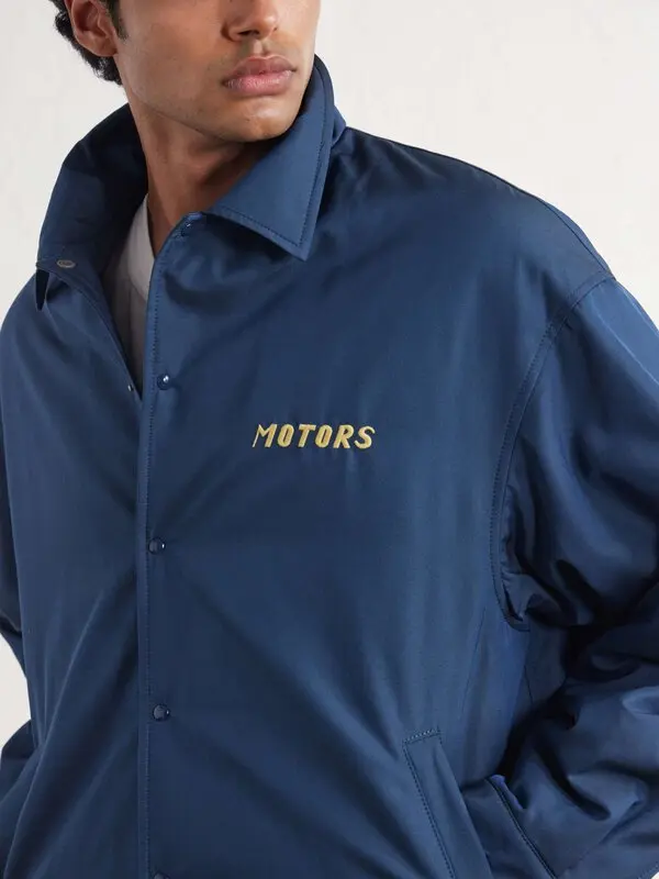 Visvim Embroidered Wool And Silk-blend-gabardine Jacket
