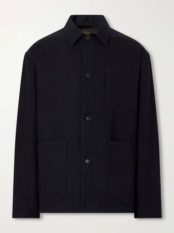 Visvim Baker Textured Wool And Linen-blend Jacket