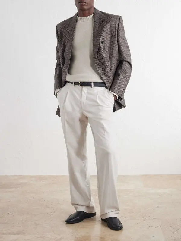 William Lockie Merino Wool And Cashmere-blend Sweater