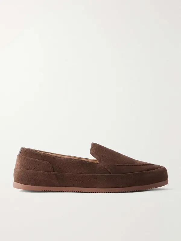Mulo Suede Loafers