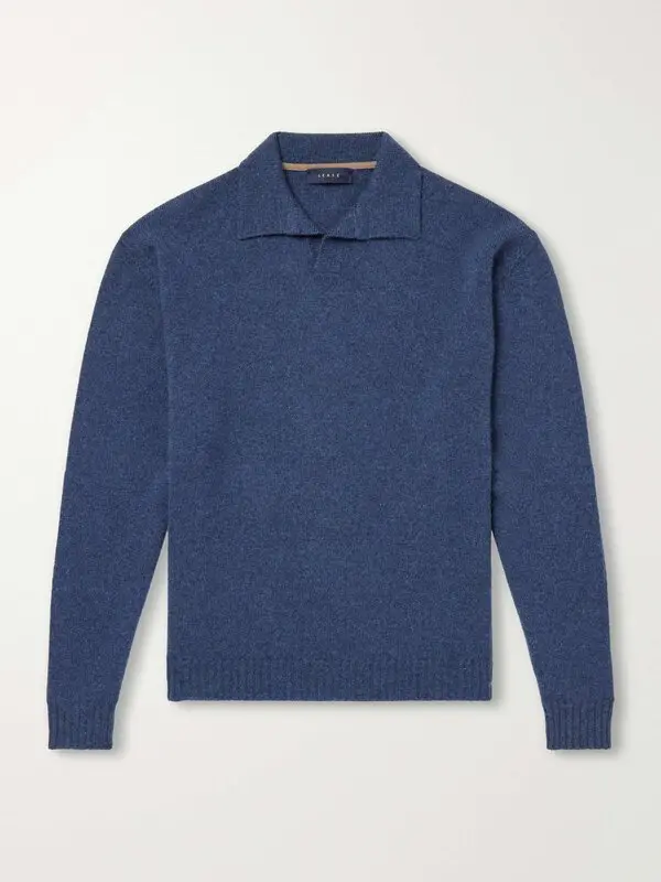 Sease Cashmere Polo Sweater