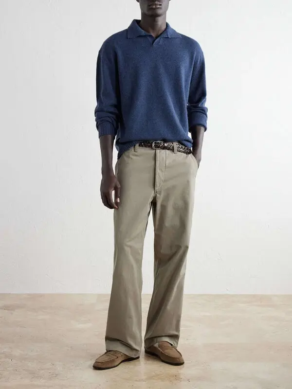 Sease Cashmere Polo Sweater