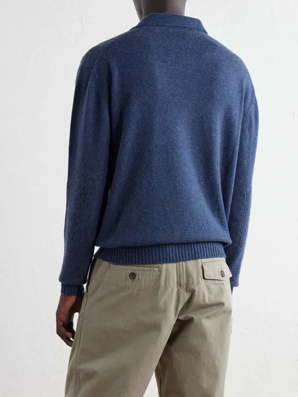 Sease Cashmere Polo Sweater
