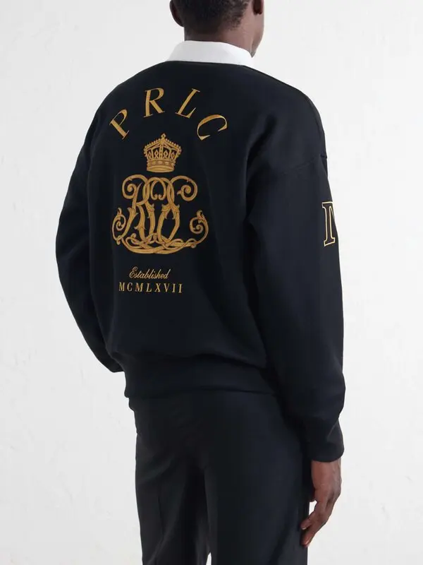 Polo Ralph Lauren Logo-embroidered Cotton-blend Jersey Polo Sweatshirt