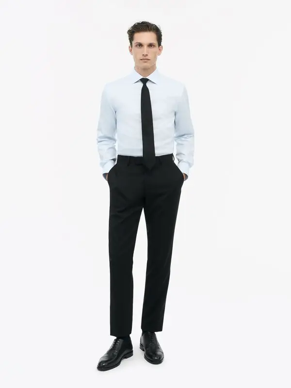 Tiger Of Sweden Adley C Cutaway Collar Shirt - Light Blue
