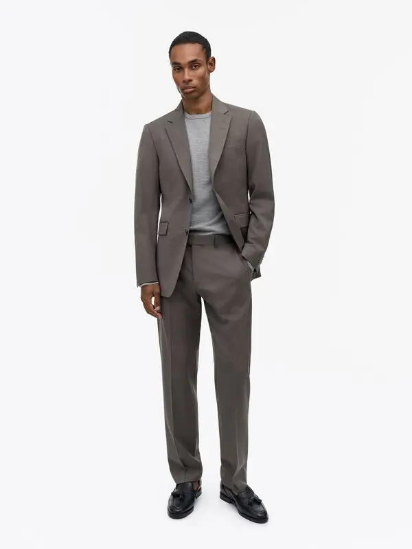 Tiger Of Sweden Tense Rws Mid-rise Trousers - Mud