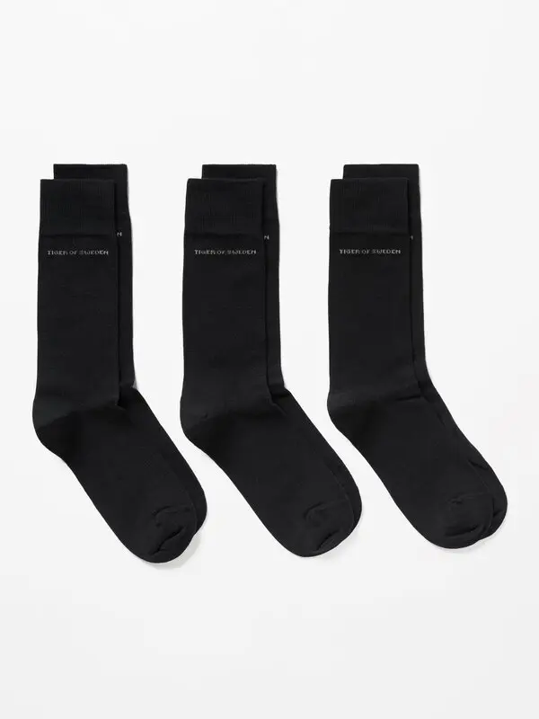 Tiger Of Sweden Abramio 3-pack Socks - Black