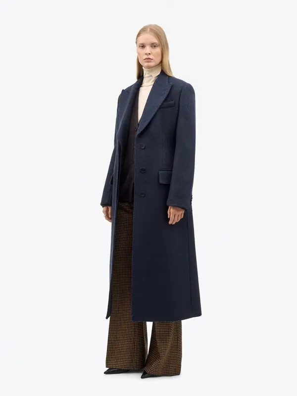Tiger Of Sweden Camden Swedish Wool Coat - Light Ink