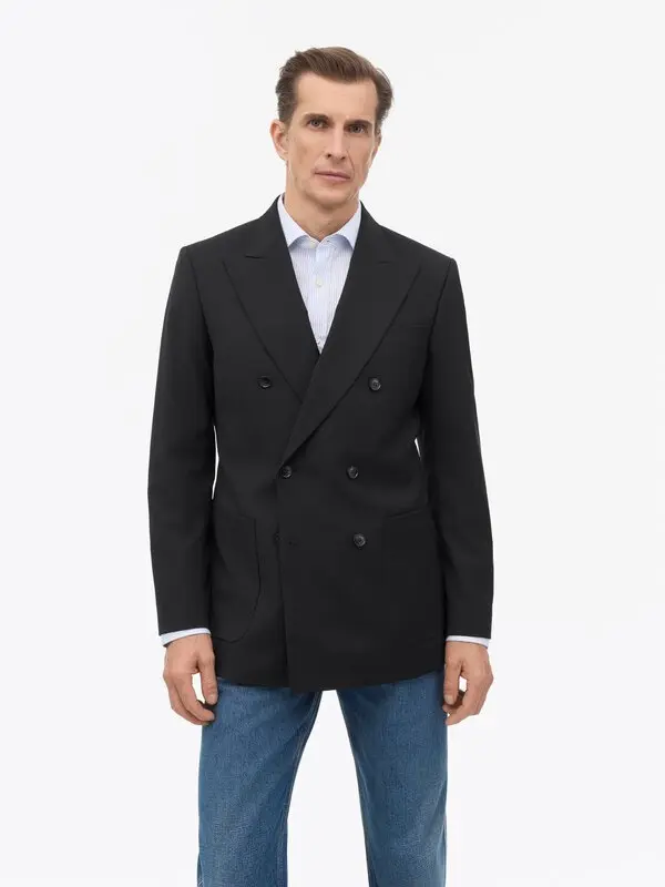 Tiger Of Sweden Joachim Double-breasted Jacket - Black