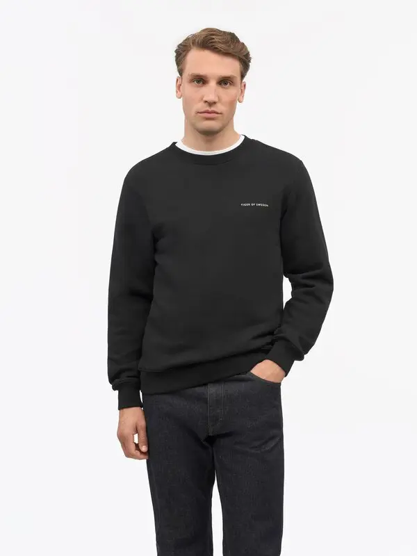 Tiger Of Sweden Emerson Jersey Cotton Sweater - Black