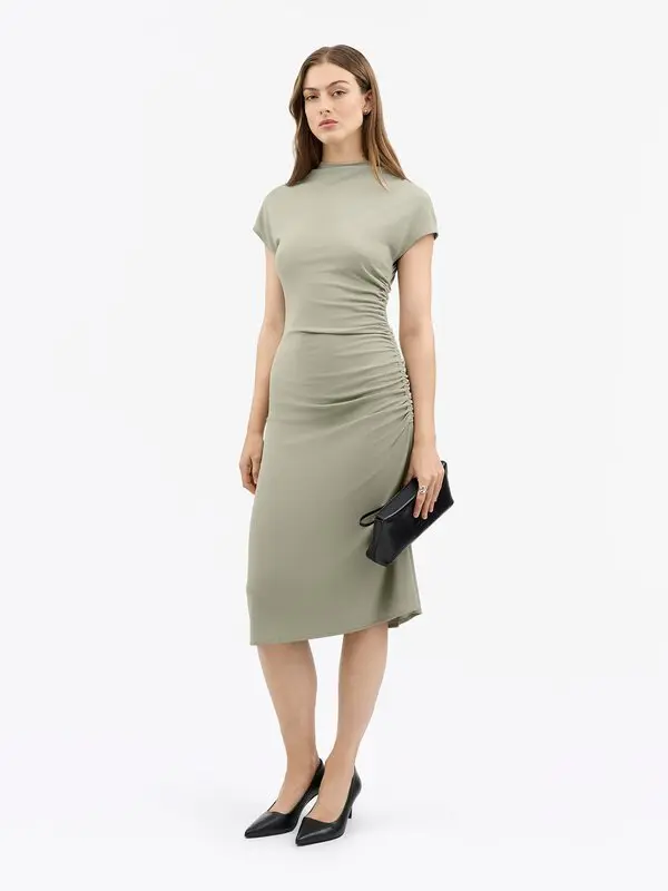 Tiger Of Sweden Aliz Sleeveless Draped Dress