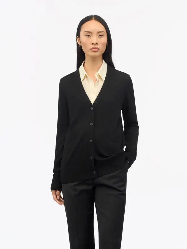 Tiger Of Sweden Ruby Rws Merino Cardigan - Black