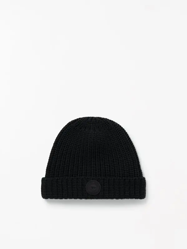 Tiger Of Sweden Alton Ribbed Wool Beanie - Black