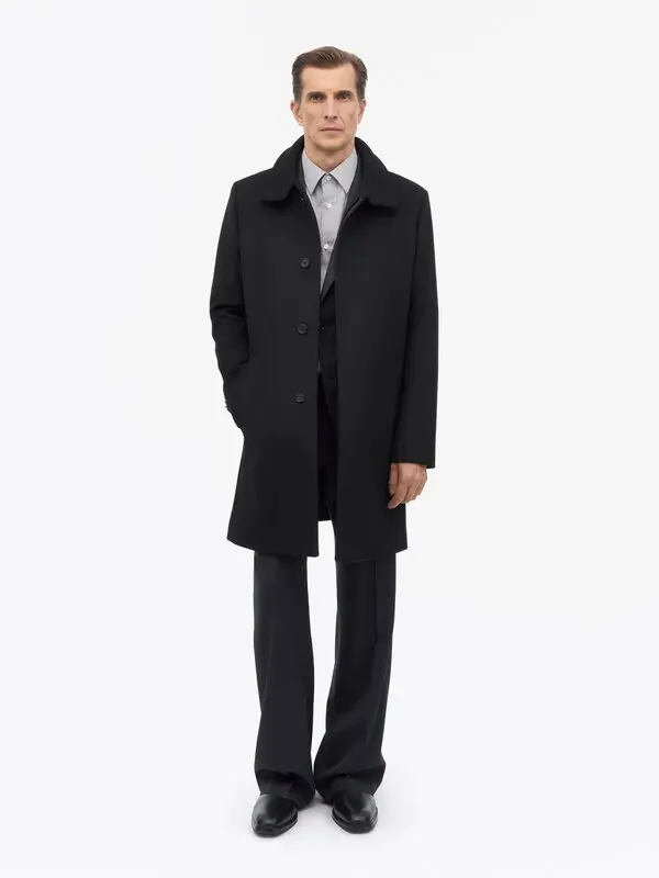 Tiger Of Sweden Aleric Funnel-neck Wool Coat