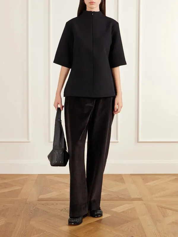 Studio Nicholson Taler Wool-blend Top - Black