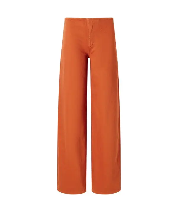 Still Here Sport Jean Low-rise Straight-leg Jeans - Orange