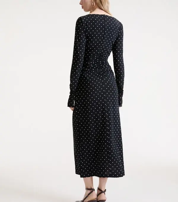 Marella Jersey Polka-dot Maxi Dress