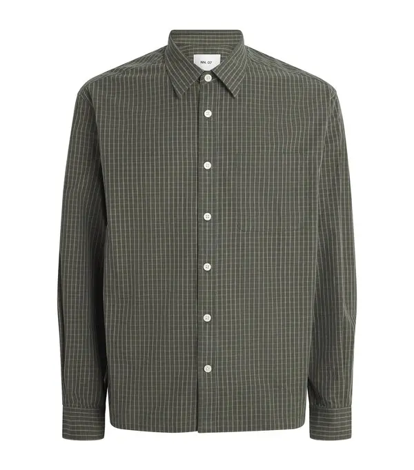 NN.07 Organic Cotton Check Deon Shirt