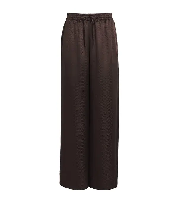 Stella McCartney Silk Drawstring Trousers
