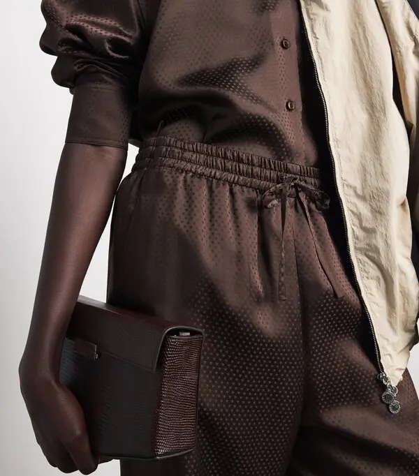 Stella McCartney Silk Drawstring Trousers