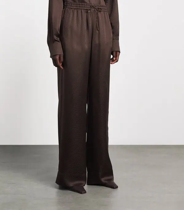 Stella McCartney Silk Drawstring Trousers