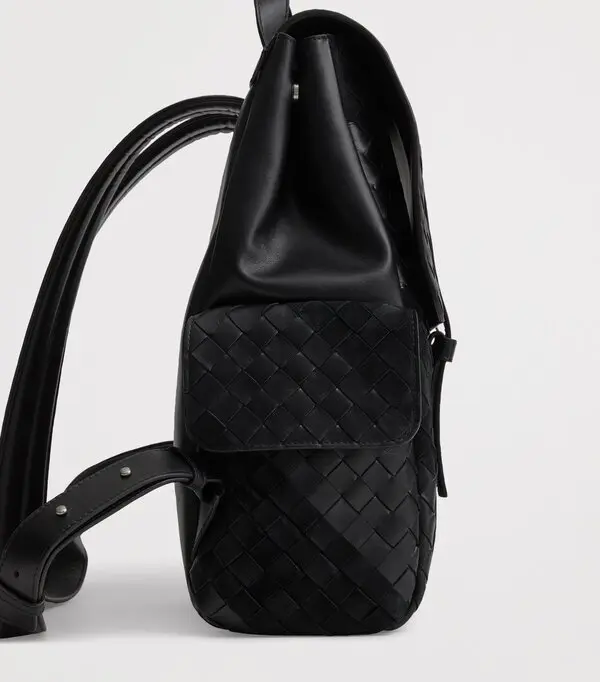 Bottega Veneta Leather Intrecciato Back-to-school Backpack