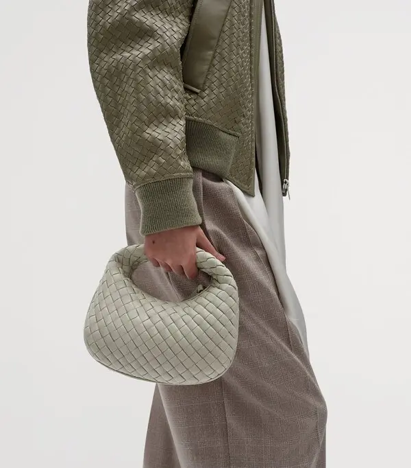 Bottega Veneta Baby Leather Veneta Shoulder Bag